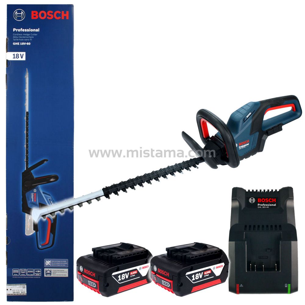 Sekator akumulatorowy 18V 50cm GHE 18V-50 BOSCH 2x4,0Ah