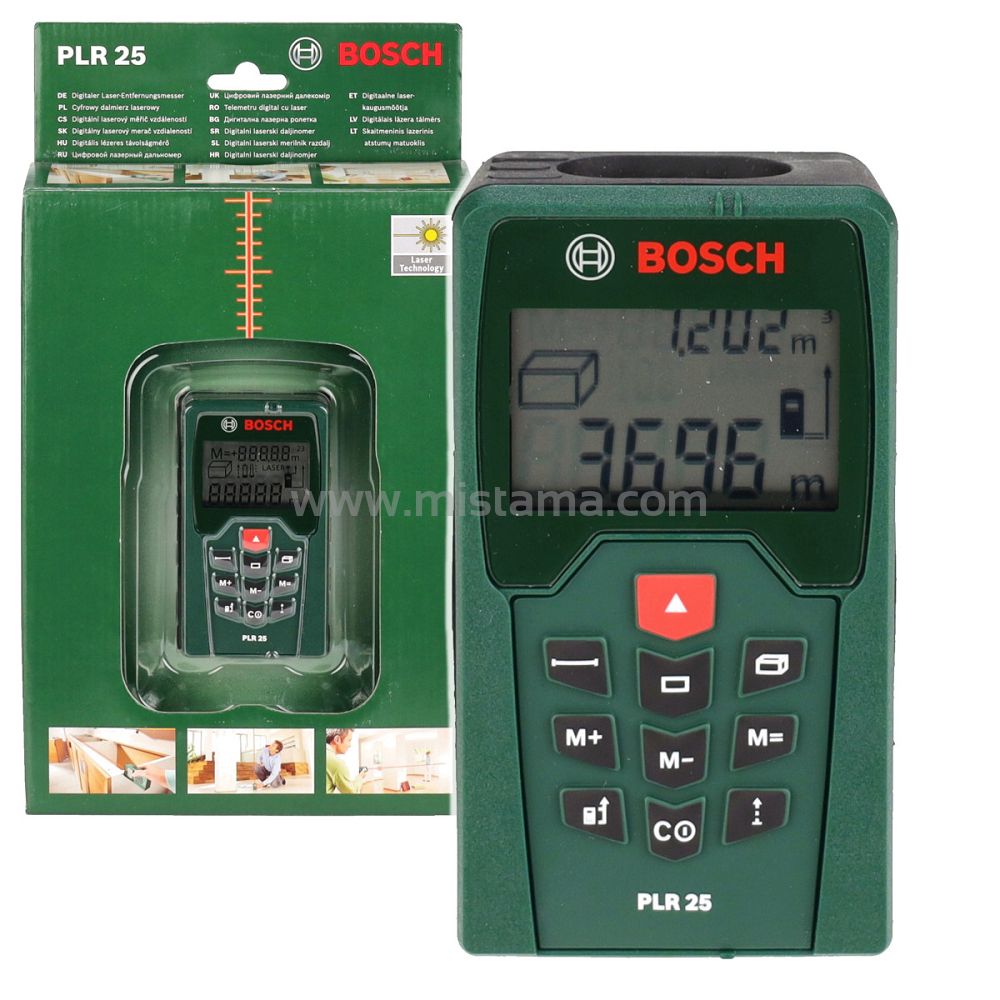 Dalmierz laserowy PLR 25 BOSCH (WYPRZEDAŻ!)