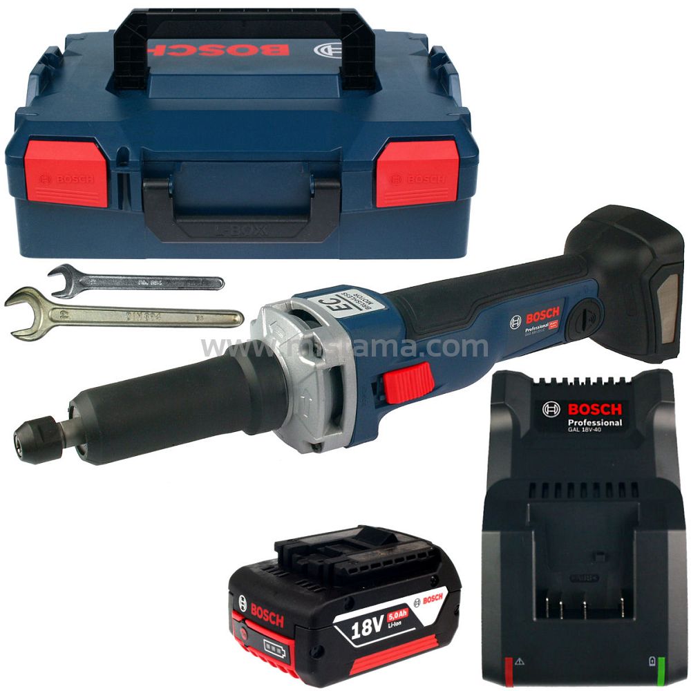 Szlifierka prosta 18V GGS 18V-23 LC BOSCH L-BOXX 1x5,0Ah