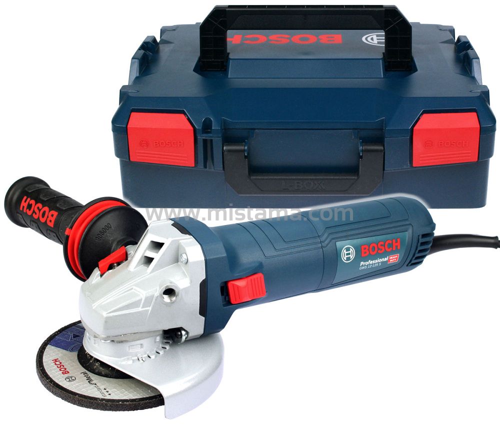 Szlifierka kątowa GWS 12-125 S BOSCH + L-BOXX