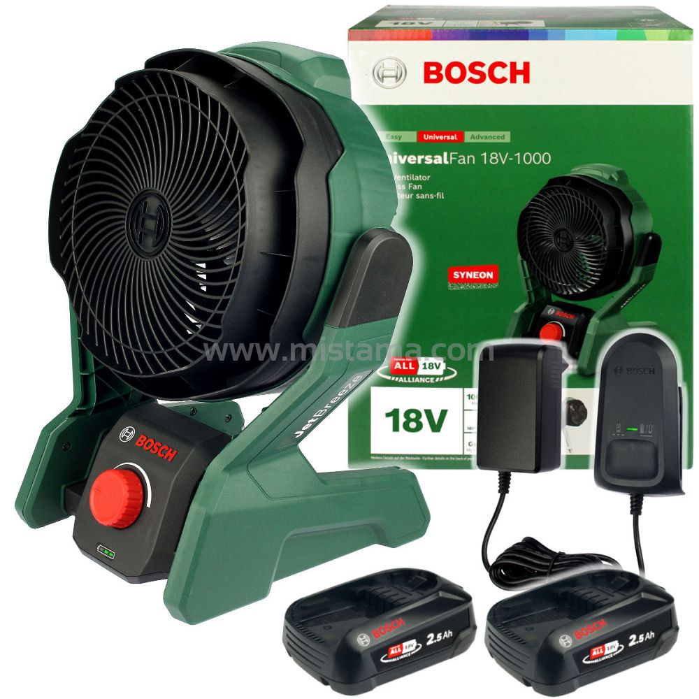 Wentylator UniversalFan 18V-1000 BOSCH 2x2,5Ah