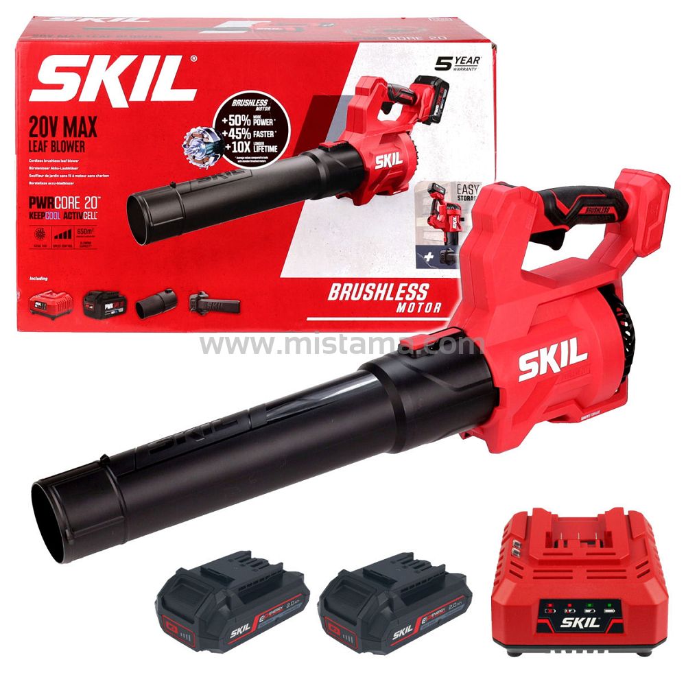 Akumulatorowa dmuchawa do liści 0331 20V SKIL 2x2,0Ah